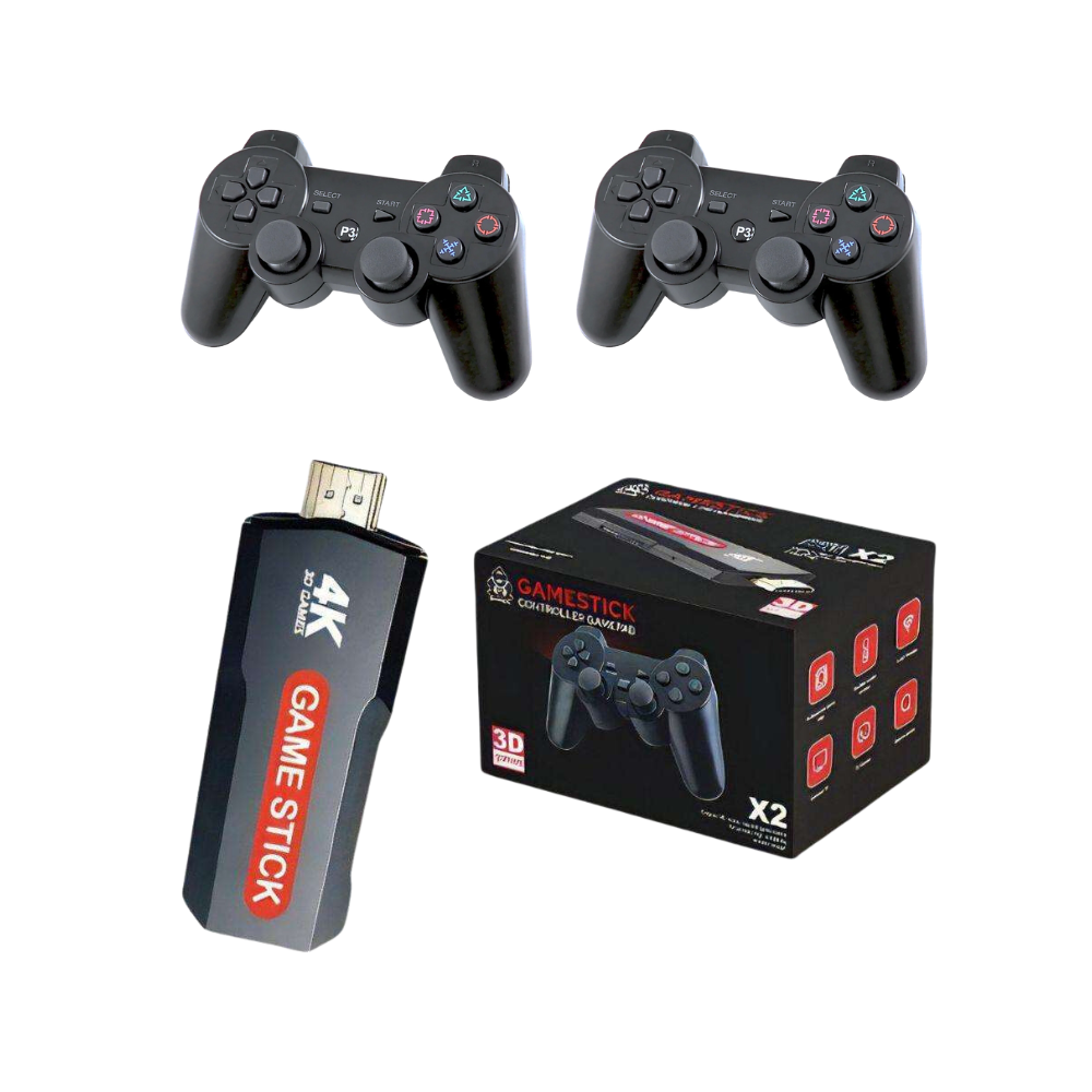 Consola Gamestick X2 PLUS con mandos recargables 2025 – Total Life Peru